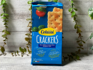 カルディ【コルッシ プレーンクラッカー】イタリア産の味が付いていないクラッカー。個包装で便利です。